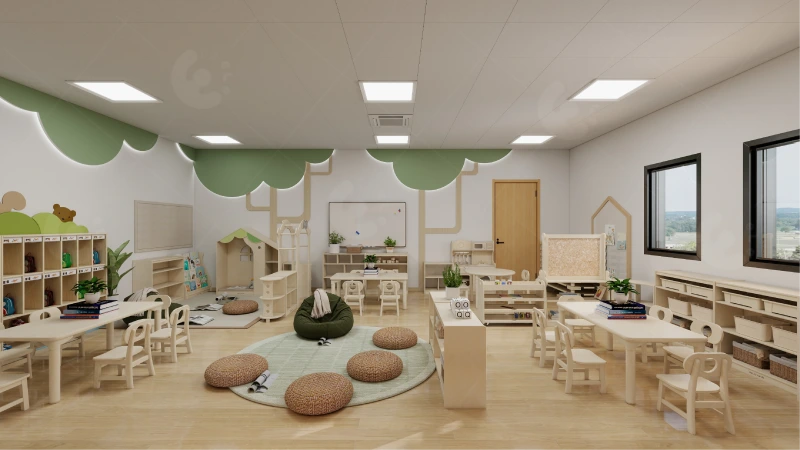 Eibele Daycare Interior Design Complete Solution, Safe Montessori ...