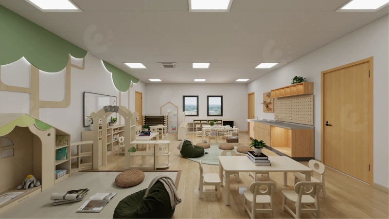 Eibele Daycare Interior Design Complete Solution, Safe Montessori ...
